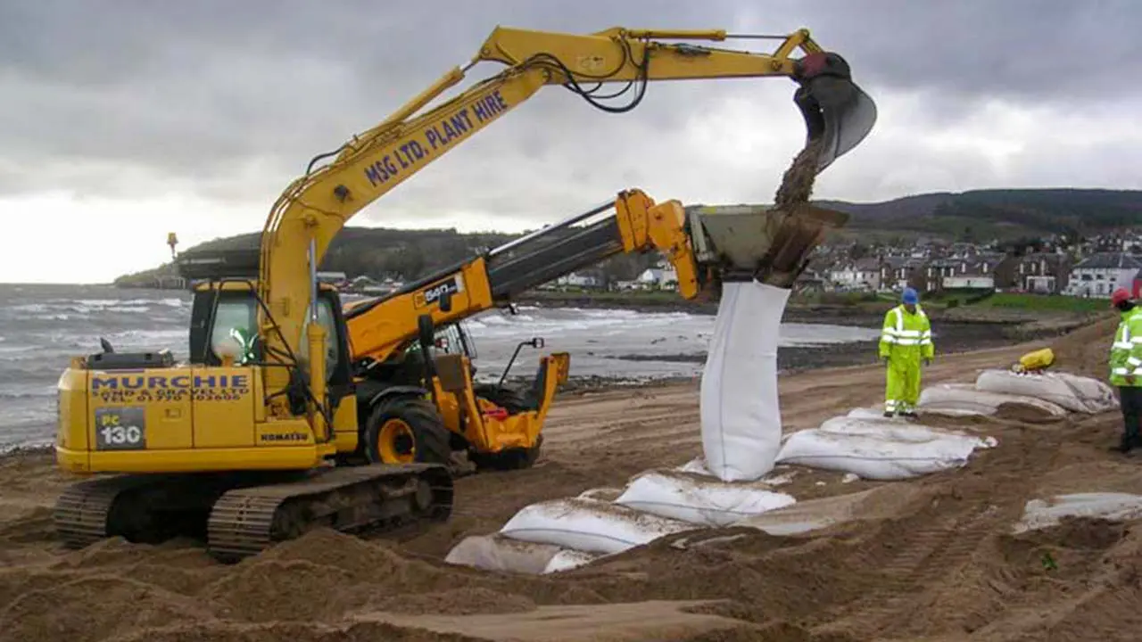 Beach protection with geosynthetic sand container solution - Waste To ...