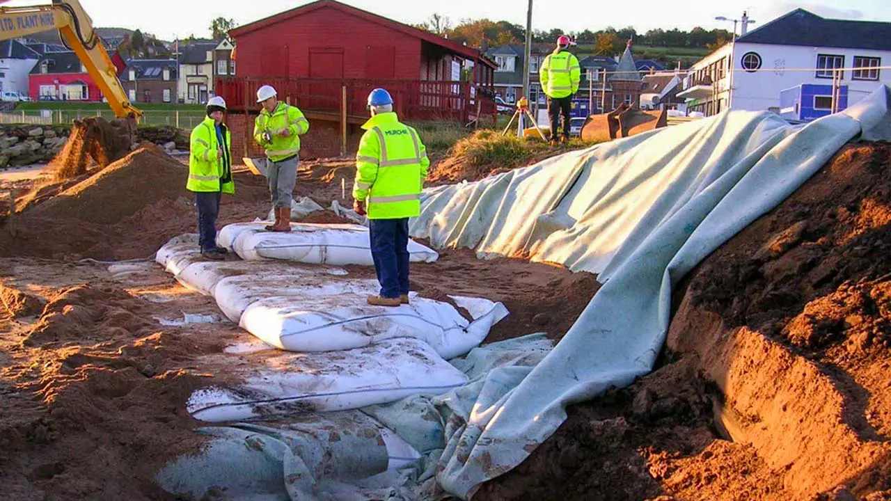 Beach protection with geosynthetic sand container solution - Waste To ...