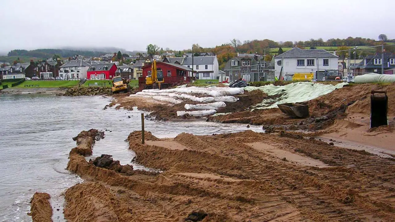 Beach protection with geosynthetic sand container solution - Waste To ...